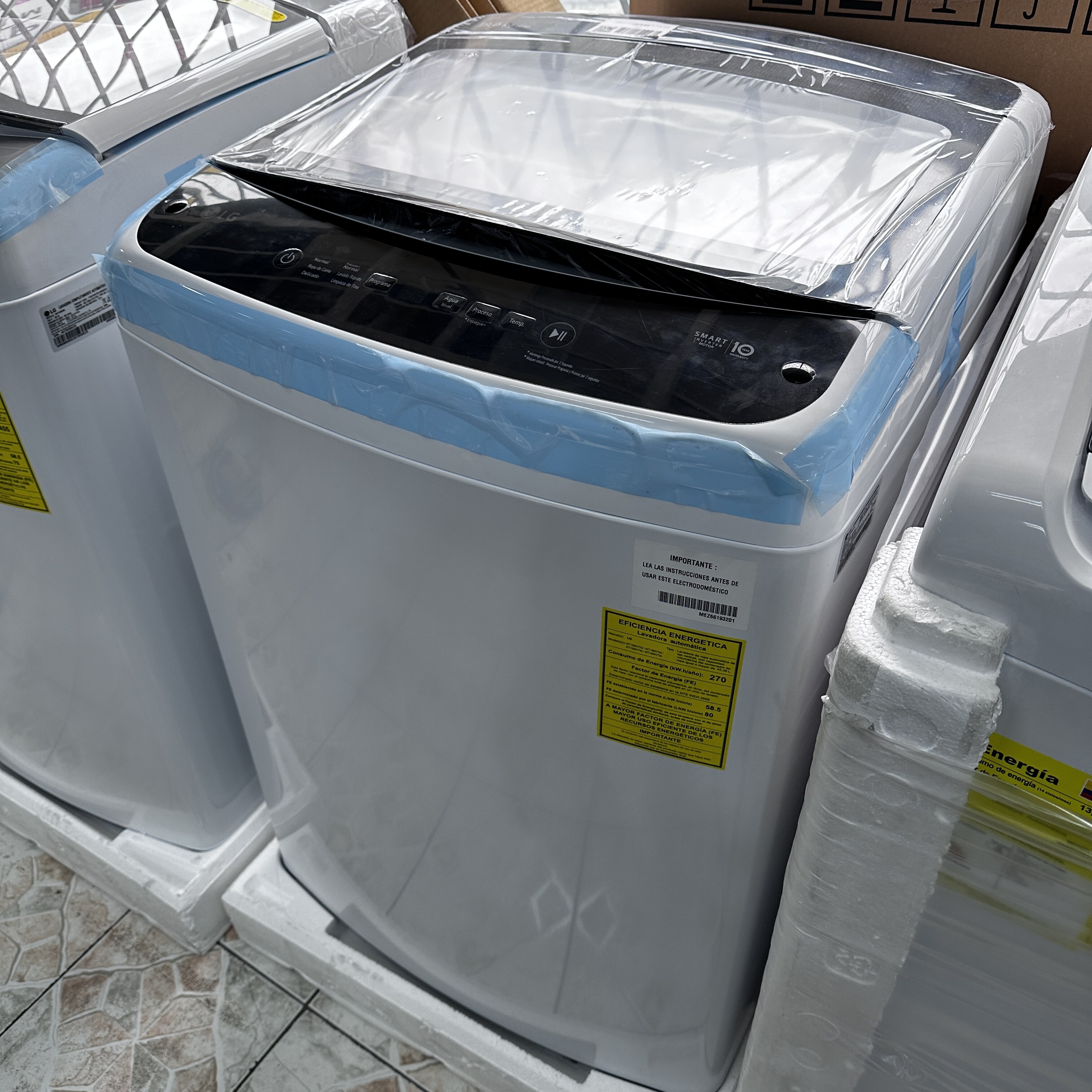 LAVADORA LG WT19WVTM 19 KG CARGA SUPERIOR SISTEMA DE LAVADO LG TURBODRUM™