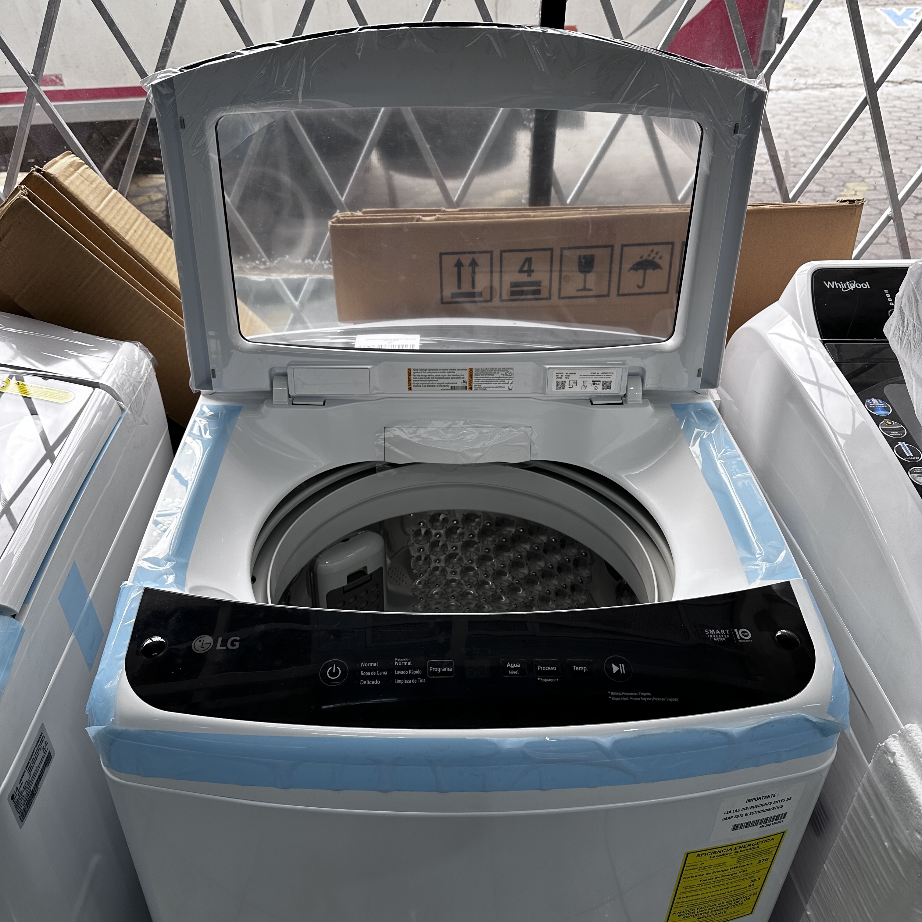 LAVADORA LG WT19WVTM 19 KG CARGA SUPERIOR SISTEMA DE LAVADO LG TURBODRUM™