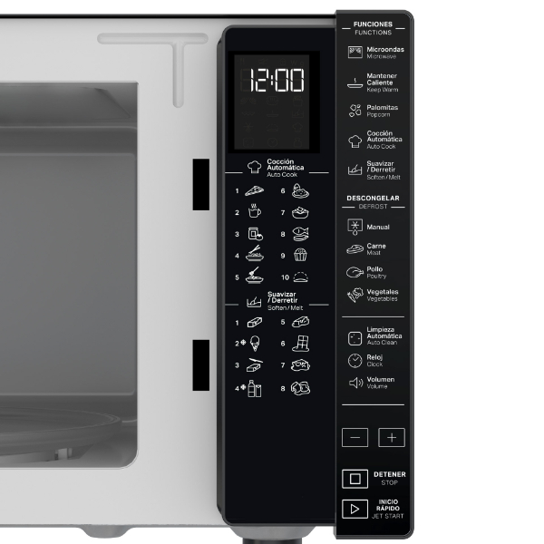 MICROONDAS WHIRLPOOL WM1811D 30 LT COLOR SILVER | Índigo Moon